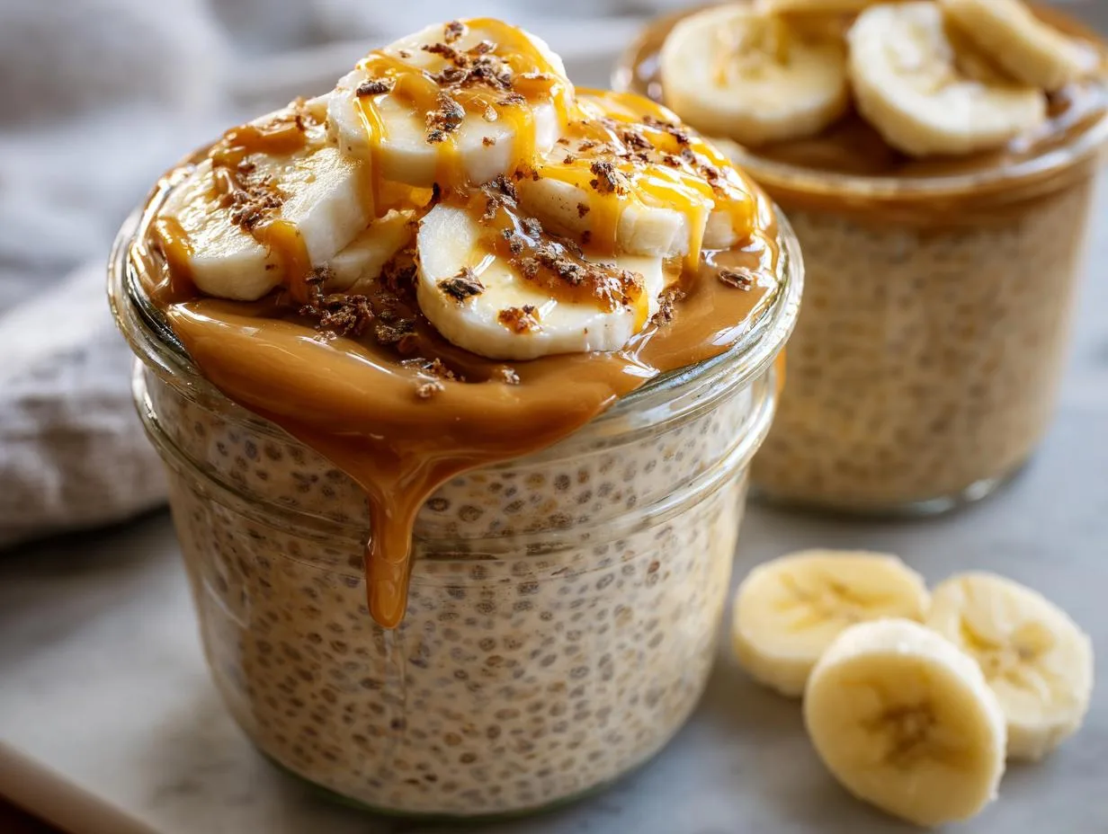 Creamy Banana Peanut Butter Chia Pudding in 1 Easy Step - Frosty Recipes
